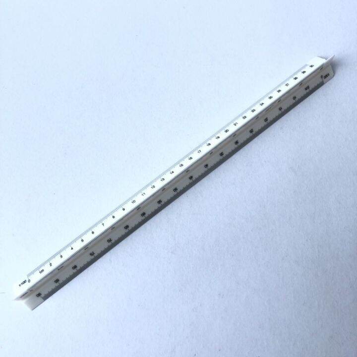 Triangular Metric Scale/Toblerone Ruler 12 inch for Architecture (1:100 ...
