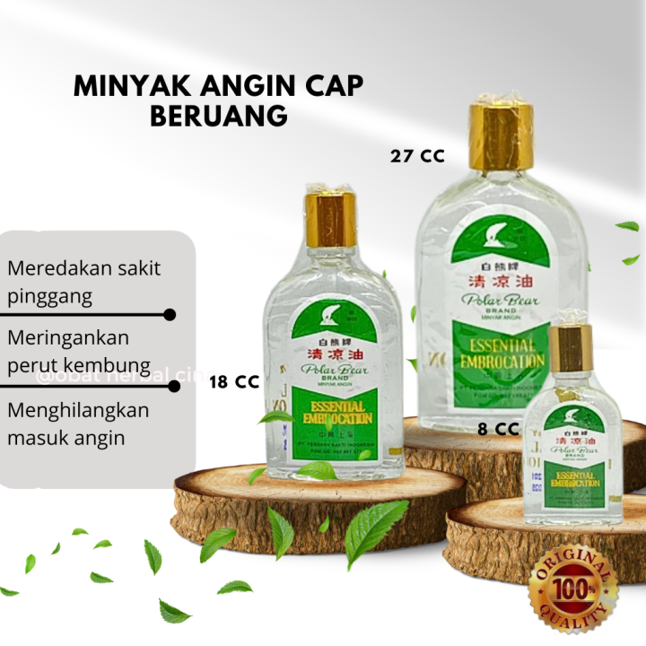 POLAR BEAR minyak angin cap beruang minyak angin polar bear 27 cc 18 cc ...