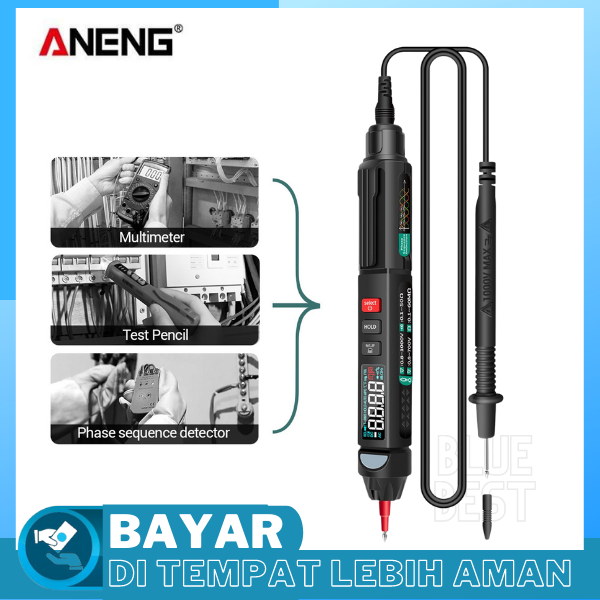 BERGARANSI - COD TESPEN LISTRIK ANENG DIGITAL MULTIMETER VOLTAGE TESTER ...