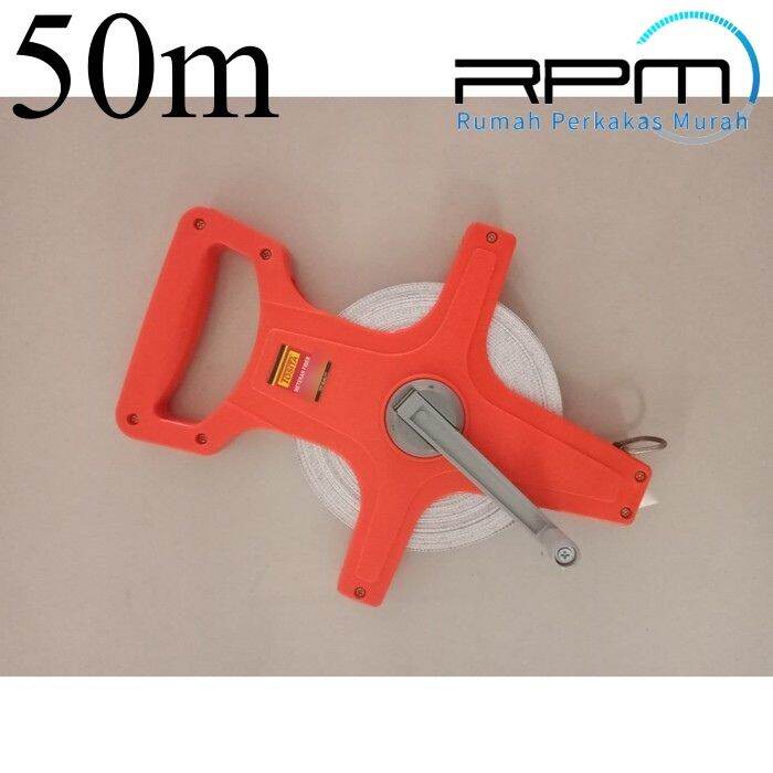 Meteran Tancap 50m - Meteran Fiber 50 meter - Meteran Tancep Tanah 50 m (RJL) | Lazada Indonesia