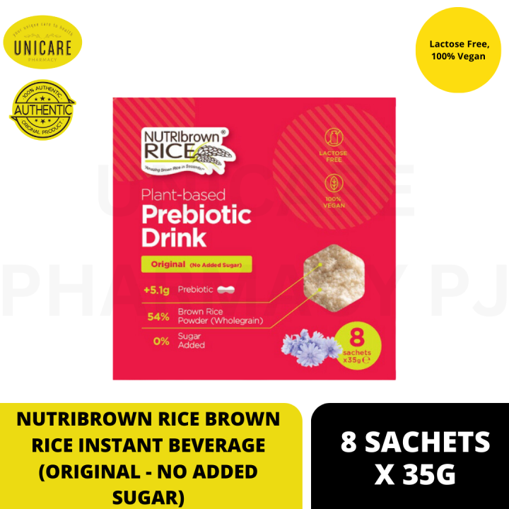 NUTRIBROWN RICE BROWN RICE INSTANT BEVERAGE (ORIGINAL - NO ADDED SUGAR ...