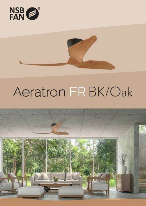 NSB AERATRON FR 3 BLADE 43 INCH DC DESIGNER CEILING FAN | Lazada