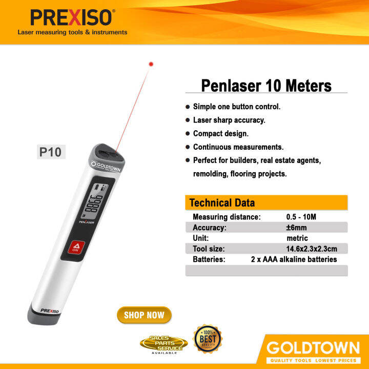 Original Prexiso Penlaser 10 Meters P10C Measuring Tool | Lazada PH