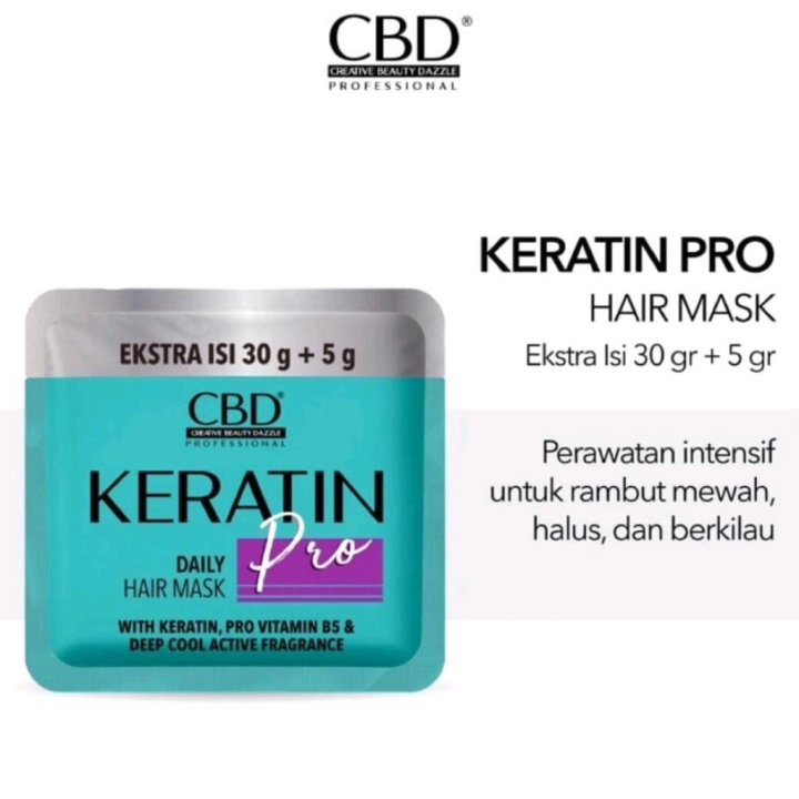 Cbd Keratin Pro Hair Mask 30gr + 5gr - Mengatasi Berbagai Permasalahan ...