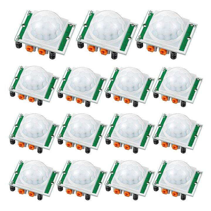 15 Pieces for HC-SR501 PIR Sensor Body Infrared Sensor Human Body ...