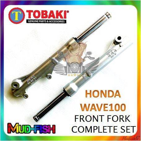 HONDA WAVE100 WAVE100R FRONT FORK ASSY SET DAMPER DEPAN ORIGINAL TOBAKI ...