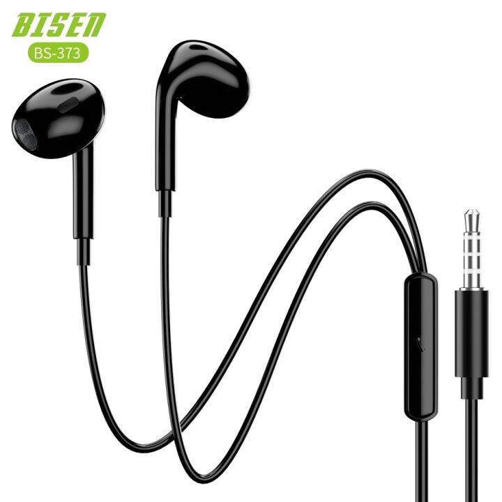 Bisen BS373 Universal Hi-Fi Earphone Mic with Storage Box Universal In ...