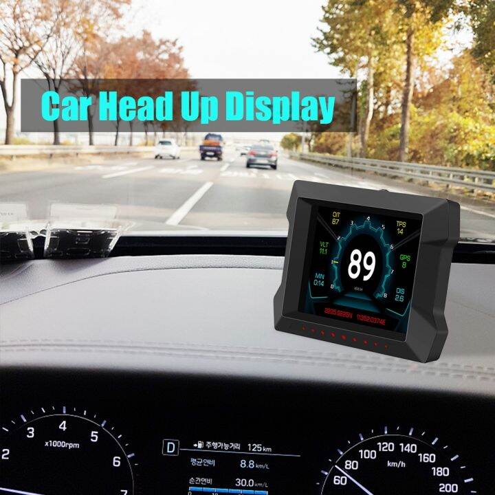 P22 HUD Car Head Up Display Tester On Board Computer Clock Slope Meter ...
