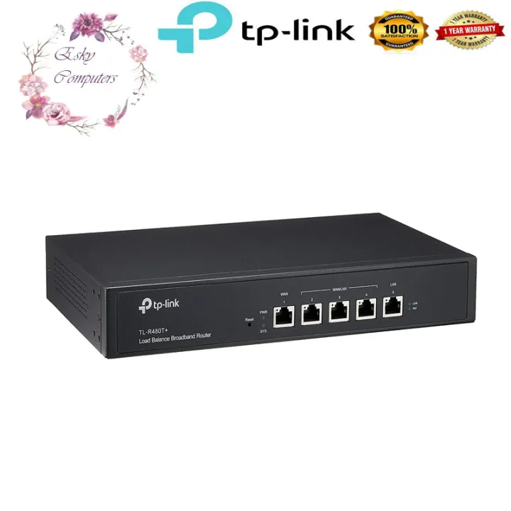 TP-LINK TL-R480T+ 5-port Load Balance Broadband Router | Lazada PH