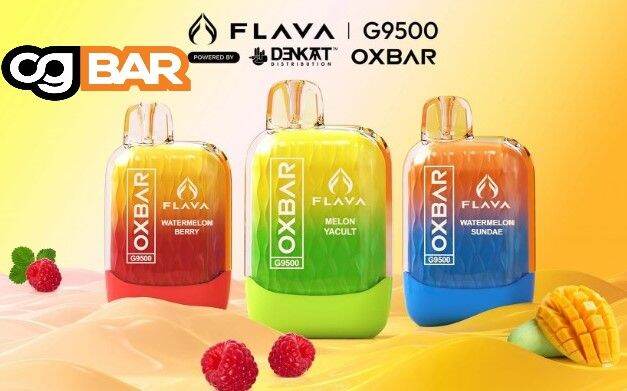 FLAVA x OXBAR 9500 Puffs 5% Disposable (FREE LANYARD)Rechargeable ...