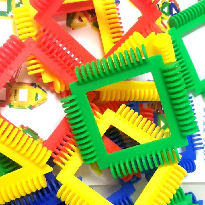 Children's educational geometric mosaic building blocks kindergarten ...