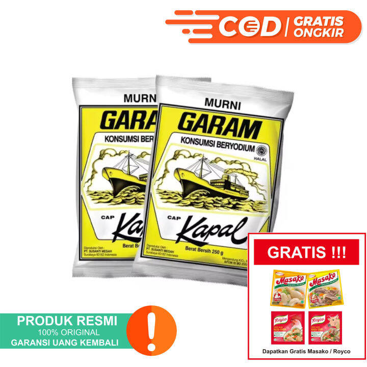 GARAM Bumbu Yodium KAPAL BPOM | Lazada Indonesia