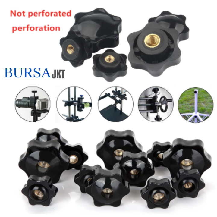 BAUT KEPALA HANDLE KNOB FEMAIL THREAD SCREW M5 M6 M8 M10 M12 | Lazada ...