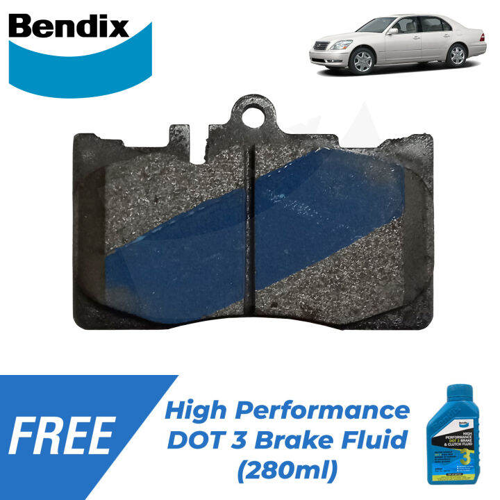 Bendix Brake Pads GCT DB1496 Front Set for Lexus LS430 2000-2005 ...