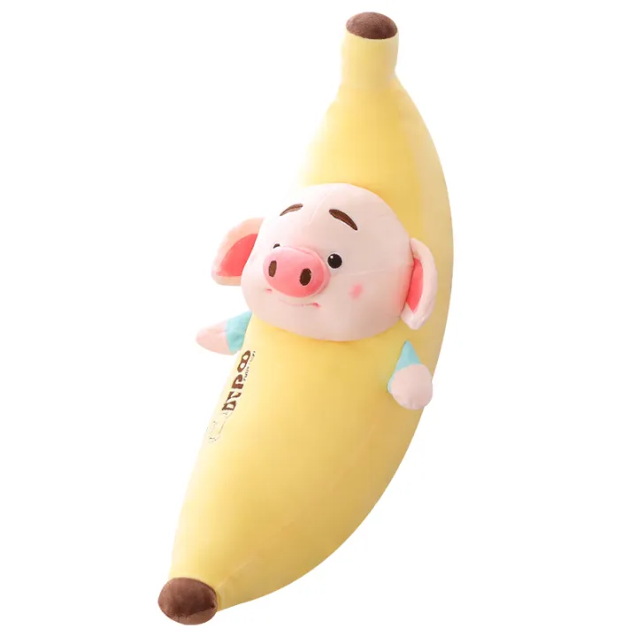 Genuine pig Xiao Pi doll plush toy long pillow girl sleeping with you ...
