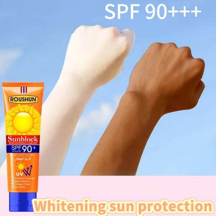 Sunscreen Whitening Sun Cream SPF 90+ Facial Body Skin Protective Cream Anti-Aging Oil-control ...