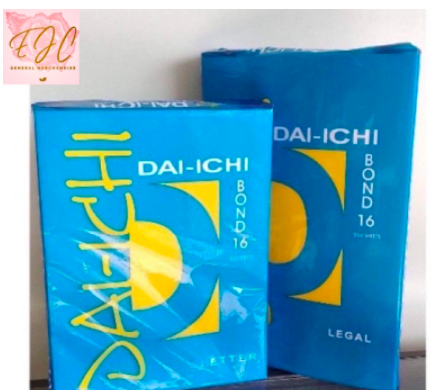 1 Ream 500 Sheets Daichi Bond Paper Short Long 56GSM 70GSM Sub 16 Sub ...