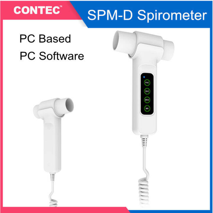 CONTEC SPM-D PC Based Spirometer Digital Lung Volume Pulmonary Machine ...
