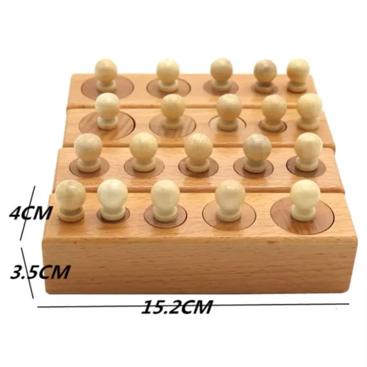 FS#049 Wooden Knob Cylinder Blocks | Lazada PH