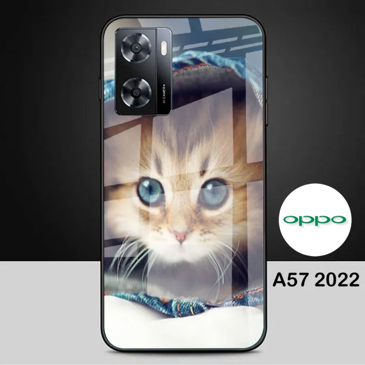 SoftCase Glass Kaca - Oppo A57 2022 - [ A48 ] - Pelindung Handphone ...