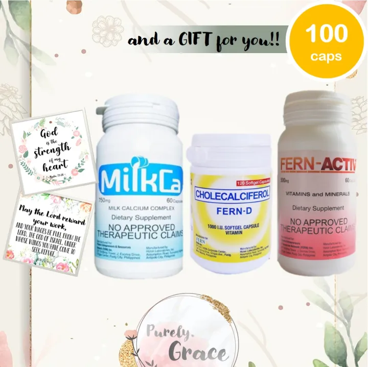 Authentic i-fern Power Trio, Fern-D, Fern Activ, Milkca | Lazada PH