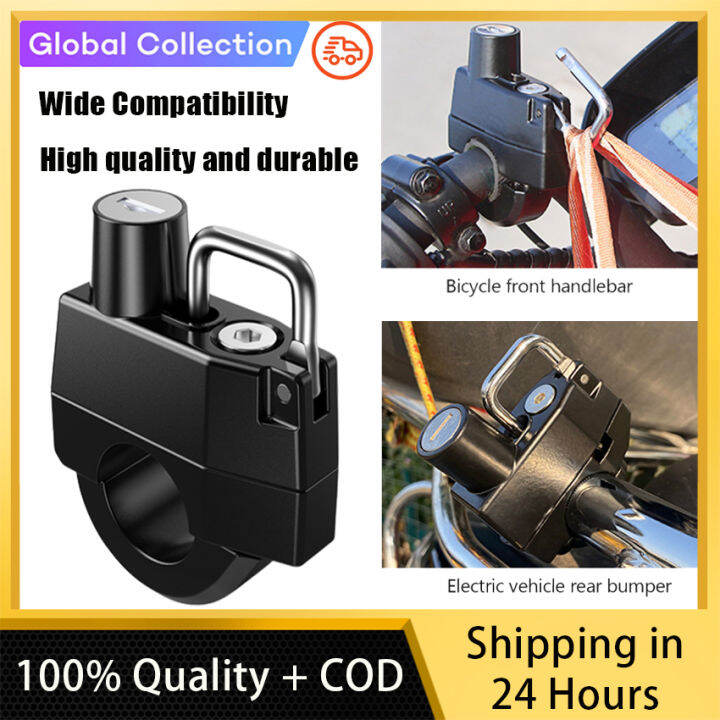 Motorcycle helmet safety lock tamper proof anti-theft lock for ...