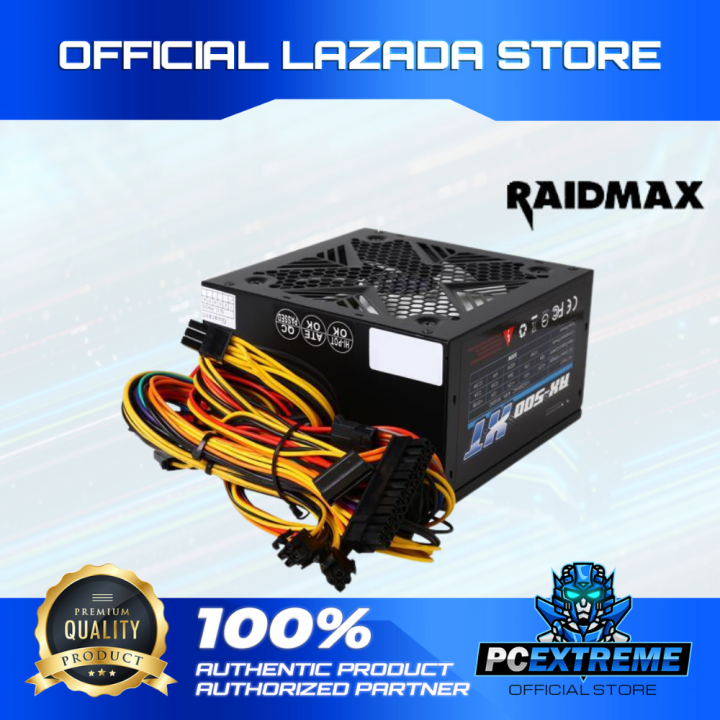 RAIDMAX XT Series RX-500XT 500W Intel ATX12V V2.3 Power Supply | Lazada PH