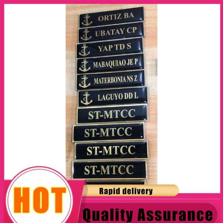 SECURITY/MILITARY MARINE MAGNETIC NAMEPLATE | Lazada PH