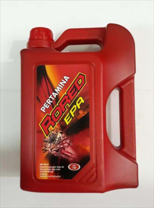 Oli gardan Pertamina Rored EPA GL4 sae 140 4 liter galon | Lazada Indonesia