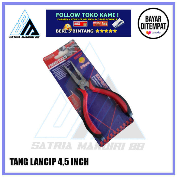 FREED TOOLS Tang LANCIP MINI 4.5 INCH - Long Nose Pliers Tang Jepit Mini | Lazada Indonesia