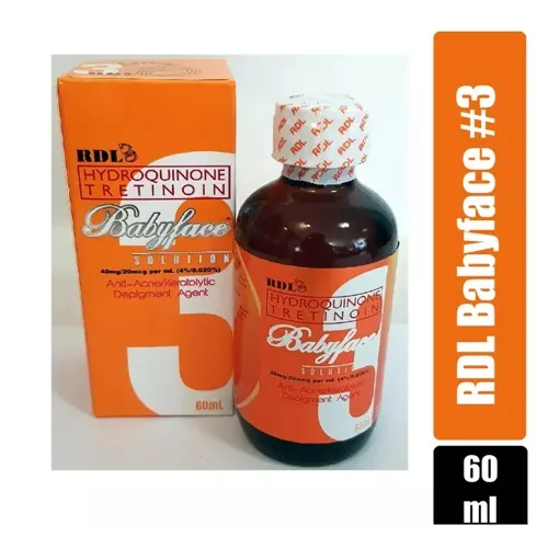 RDL BABY FACE ANTI ACNE FRECKLE MELASMA REMOVER SOLUTION NO. 3 | Lazada PH