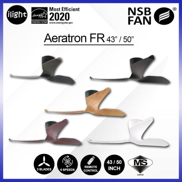 NSB AERATRON FR 43 / 50 INCH 6 SPEED WITH REMOTE CONTROL DC MOTOR ...