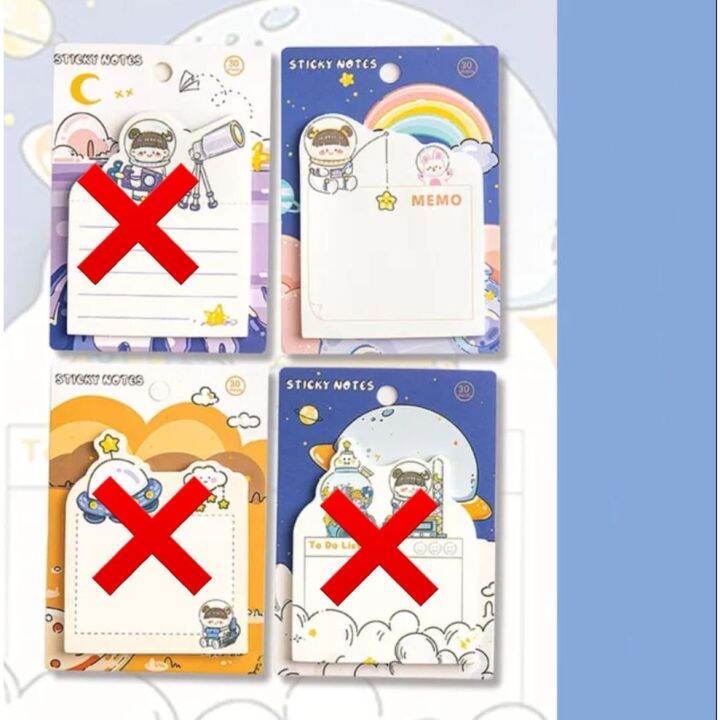 Sticky note motif kartun lucu sticky note penanda buku | Lazada Indonesia