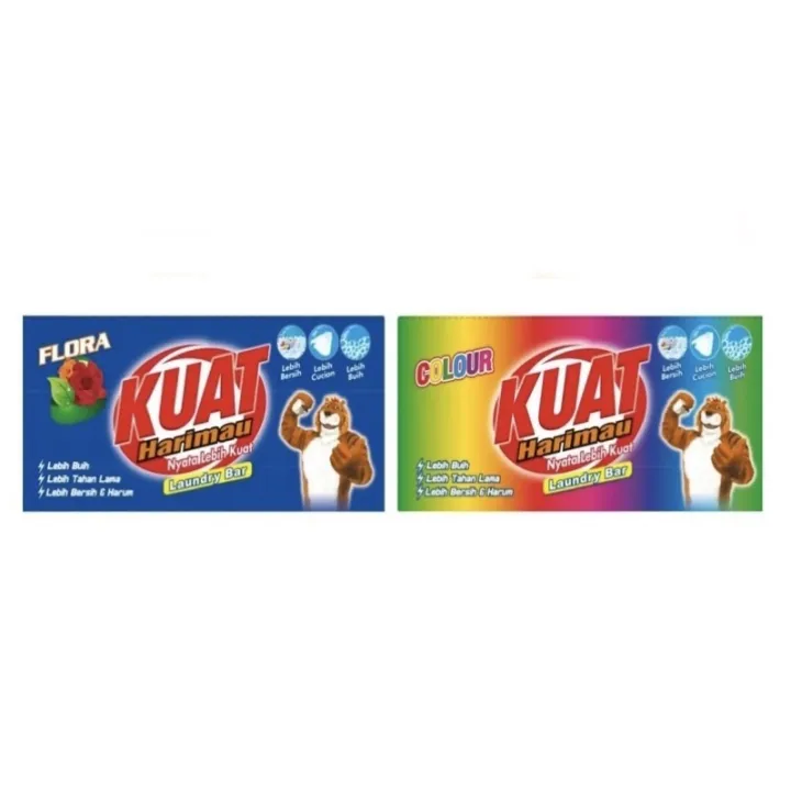 Kuat Harimau Sabun Buku Flora / Colour Laundry Bar Soap 1 Piece x 150g ...