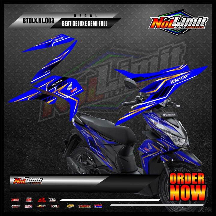 Sticker Striping HONDA BEAT DELUXE SEMI FULL - Sticker Striping Variasi ...