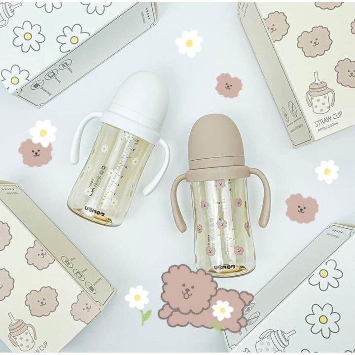 UBMOM Signature PPSU Straw Cup 280mL | Lazada PH