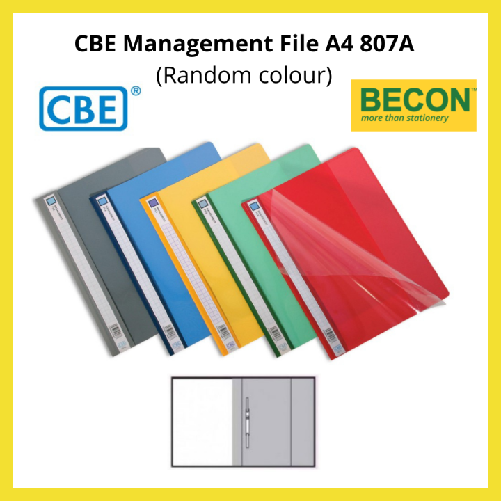 CBE Management File A4 807A (Random colour) | Lazada