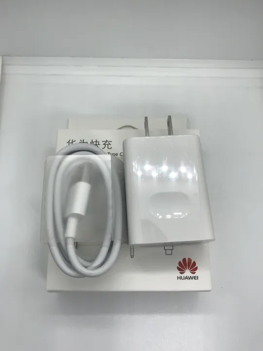 Original Huawei 18W Quick Charger and Type C Cable, Type-C Elbow ...