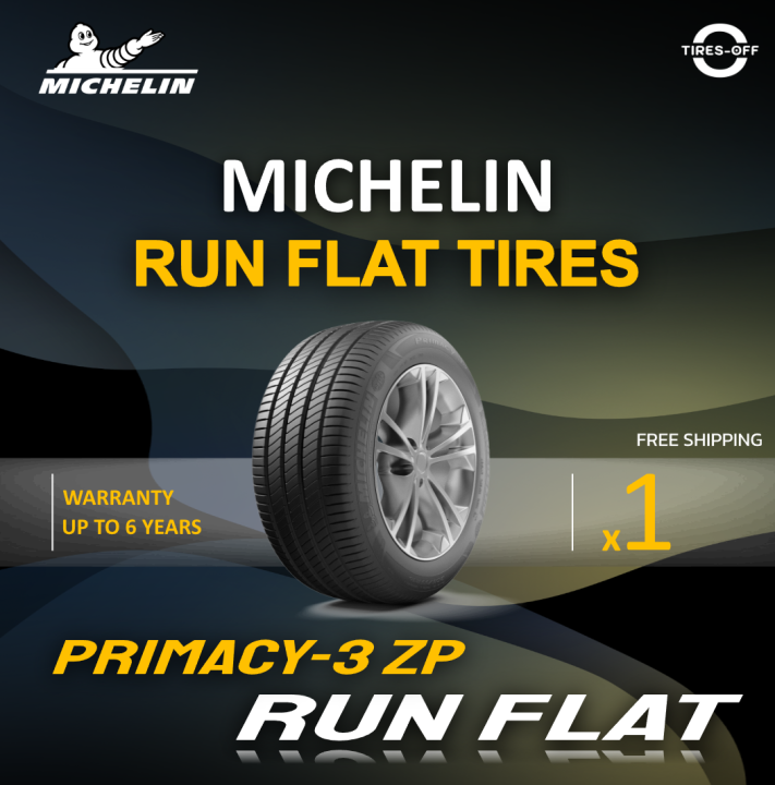 Michelin 245/50R18 PRIMACY 3 ZP (RUN FLAT) ยางใหม่ ผลิตปี2021 ราคาต่อ1เส้น มีรับประกันจากมิชลิน ...