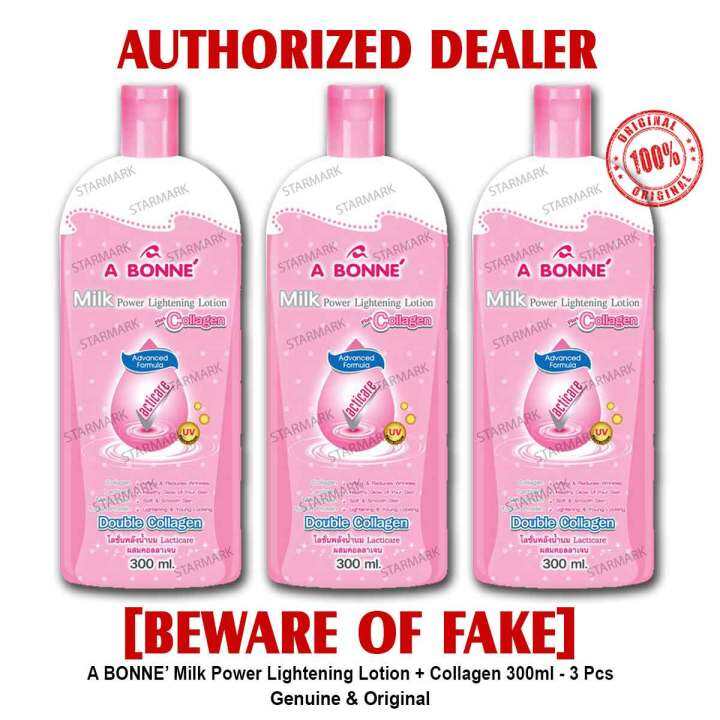 A Bonne Milk Power Lightening Lotion plus Collagen 300ml Whitening A ...
