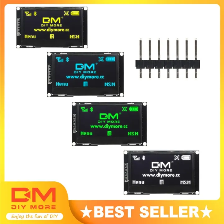 Seasboat 2.42นิ้วจอแสดงผลLCD OLED RGB SSD1309 12864พอร์ตซีเรียลSPI ...