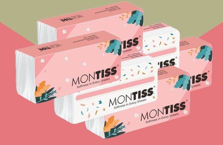 Montiss Facial Tissue 150 Sheets Tissue Tisu Facial Montiss Softpack ...