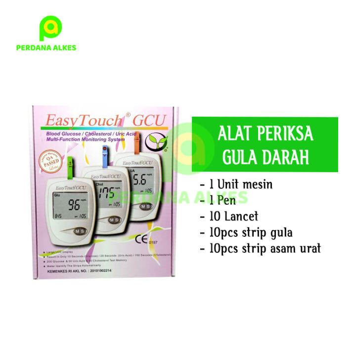 Alat Periksa Gula Darah Easy Touch | Lazada Indonesia