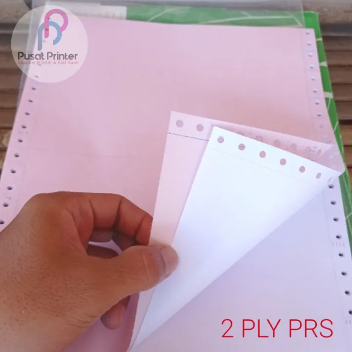 Kertas Continous Form 2 ply PRS ( A4 1/2 kuarto ) Kertas Nota faktur Surat jalan NCR | Lazada ...