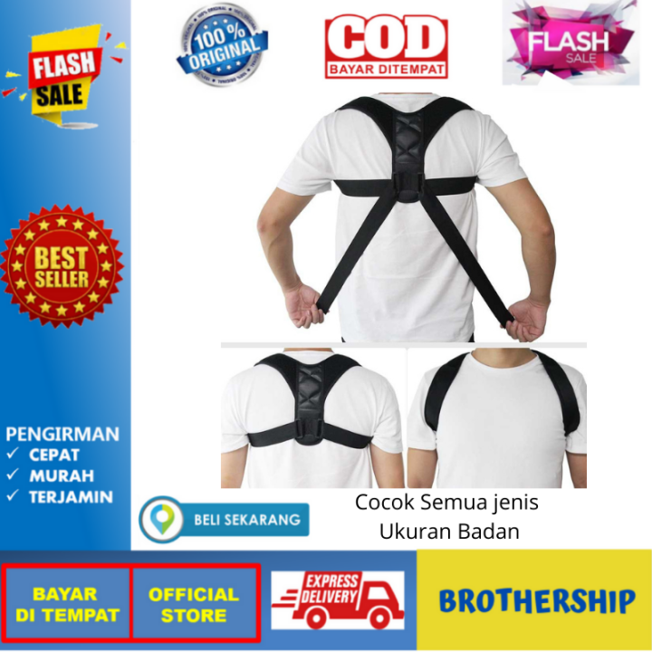 Tali Body harness harnes safety body Protector Korektor Postur Punggung ...