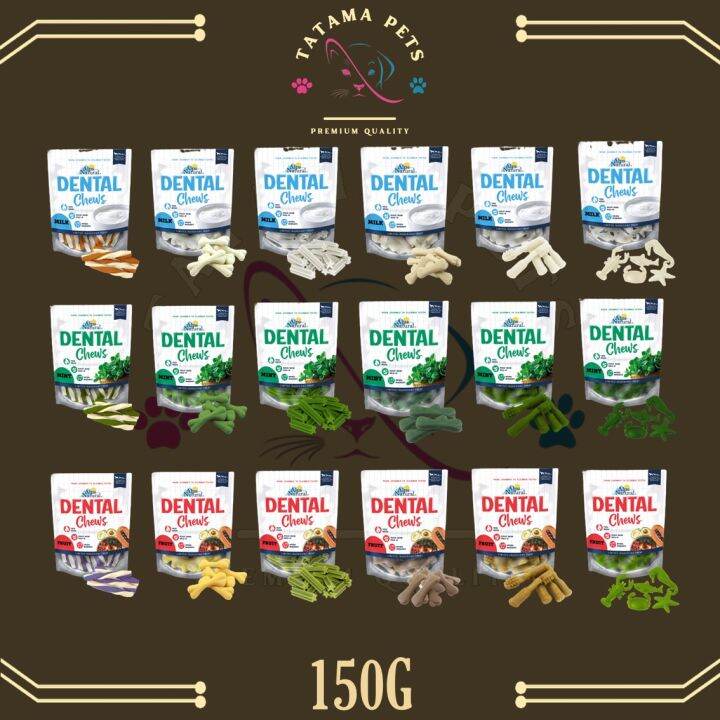 Alps Natural Dog Dental Chew 150G - Milk Series / Mint Series / Fruit ...