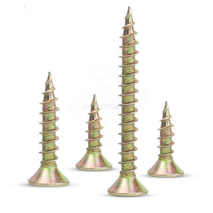 50PCS M4-50/70mm Wood Screw Premium Phillips Flat Head Zinc Plated Self ...