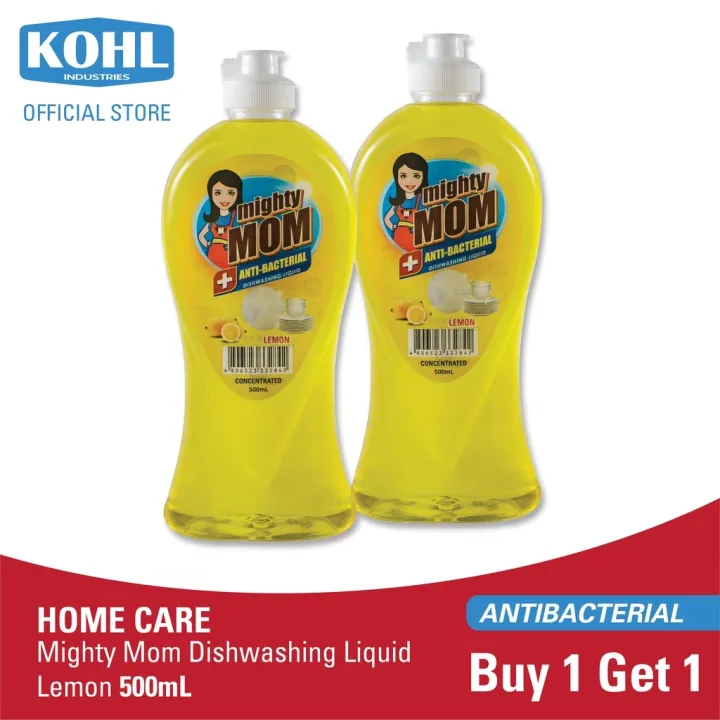Kohl Industries Corp 500ml Mighty Mom Antibacterial Dishwashing Liquid ...