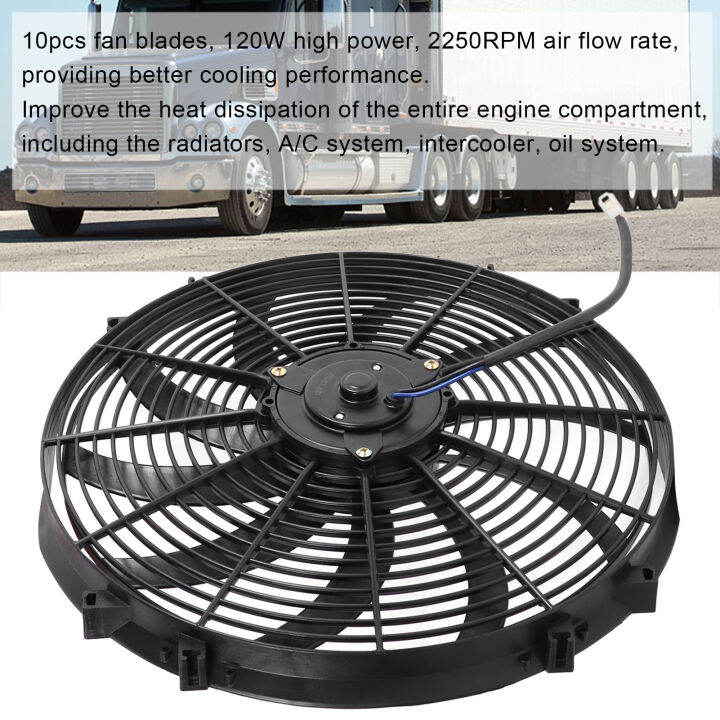 Oil System Fan Radiator Fan Oil Cooler Fan 120W High Power for Improve ...
