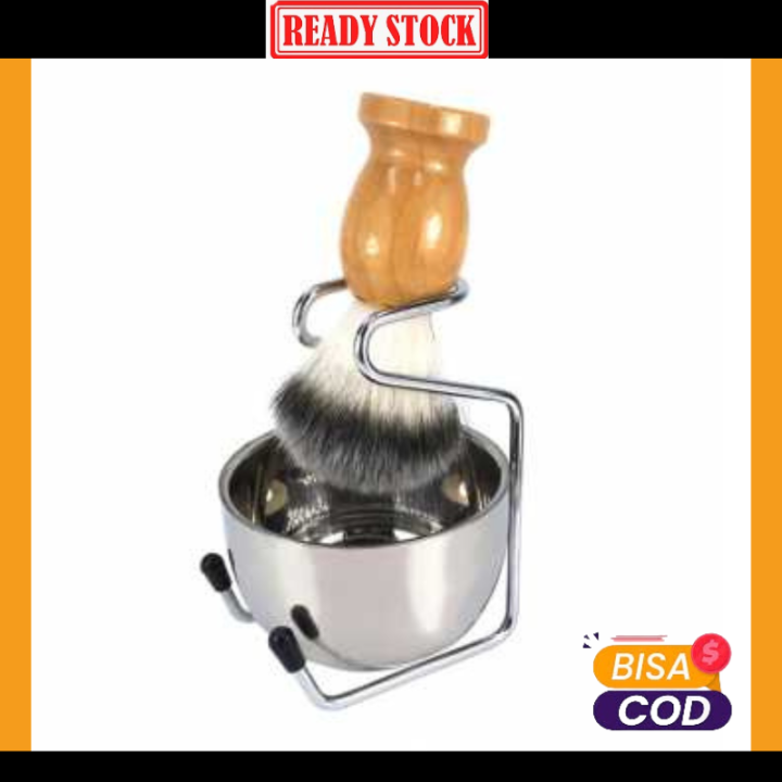 Pembersih Cukur Rambut Baber Salon Pria Shaving Brush Tray dss003Kuas ...